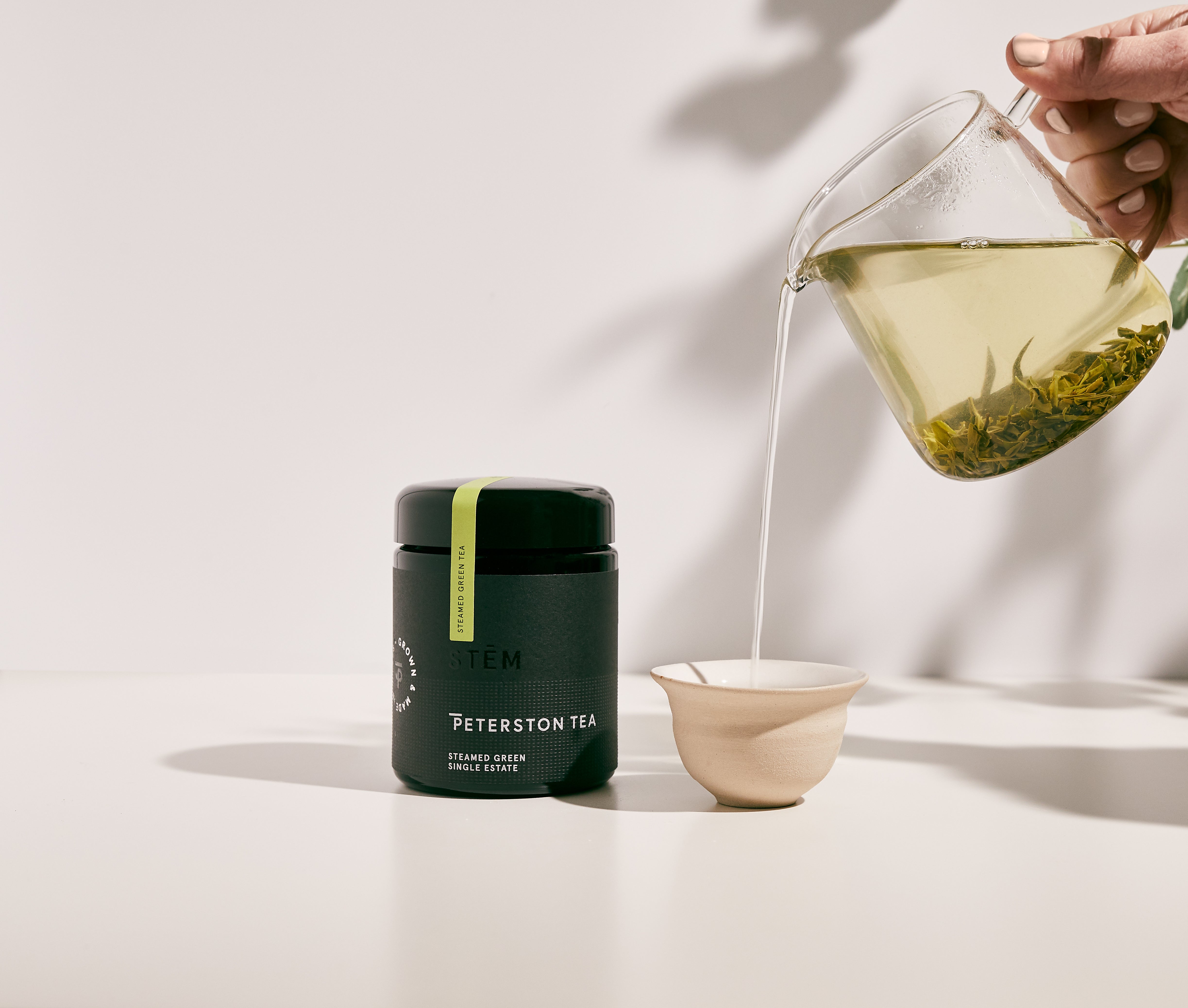 STÉM - PRE-ORDER ORGANIC WELSH STEAMED GREEN TEA 2026 – Peterston Tea